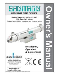 Sanitron S2400C, 40 gpm, Ultraviolet Water Purifier – Fresh Water Systems